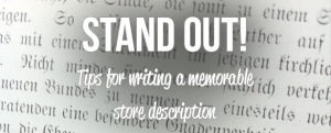 How to Make Your Store Description Stand Out - Storenvy Store Owner ...
